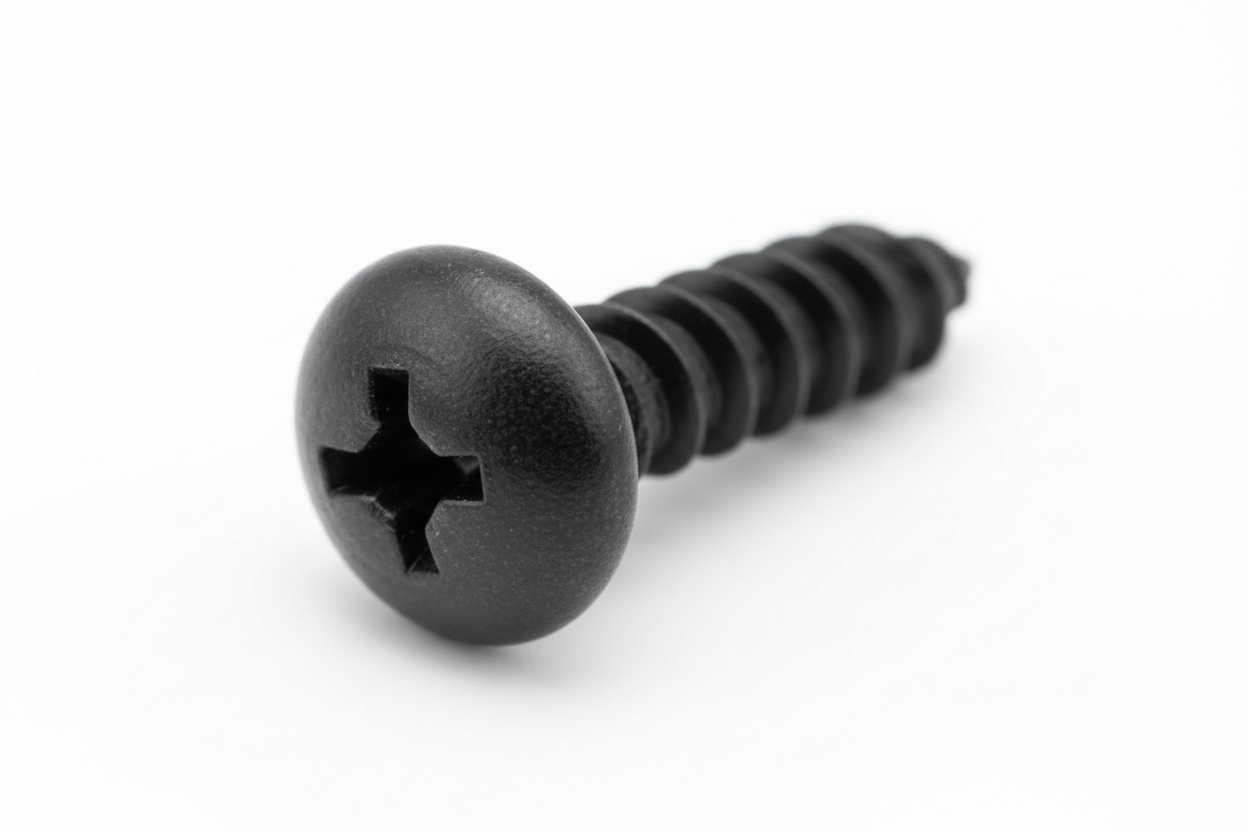 PHILLIPS BLACK OXIDE PAN HEAD SHEET METAL SCREW – Micro Fasteners