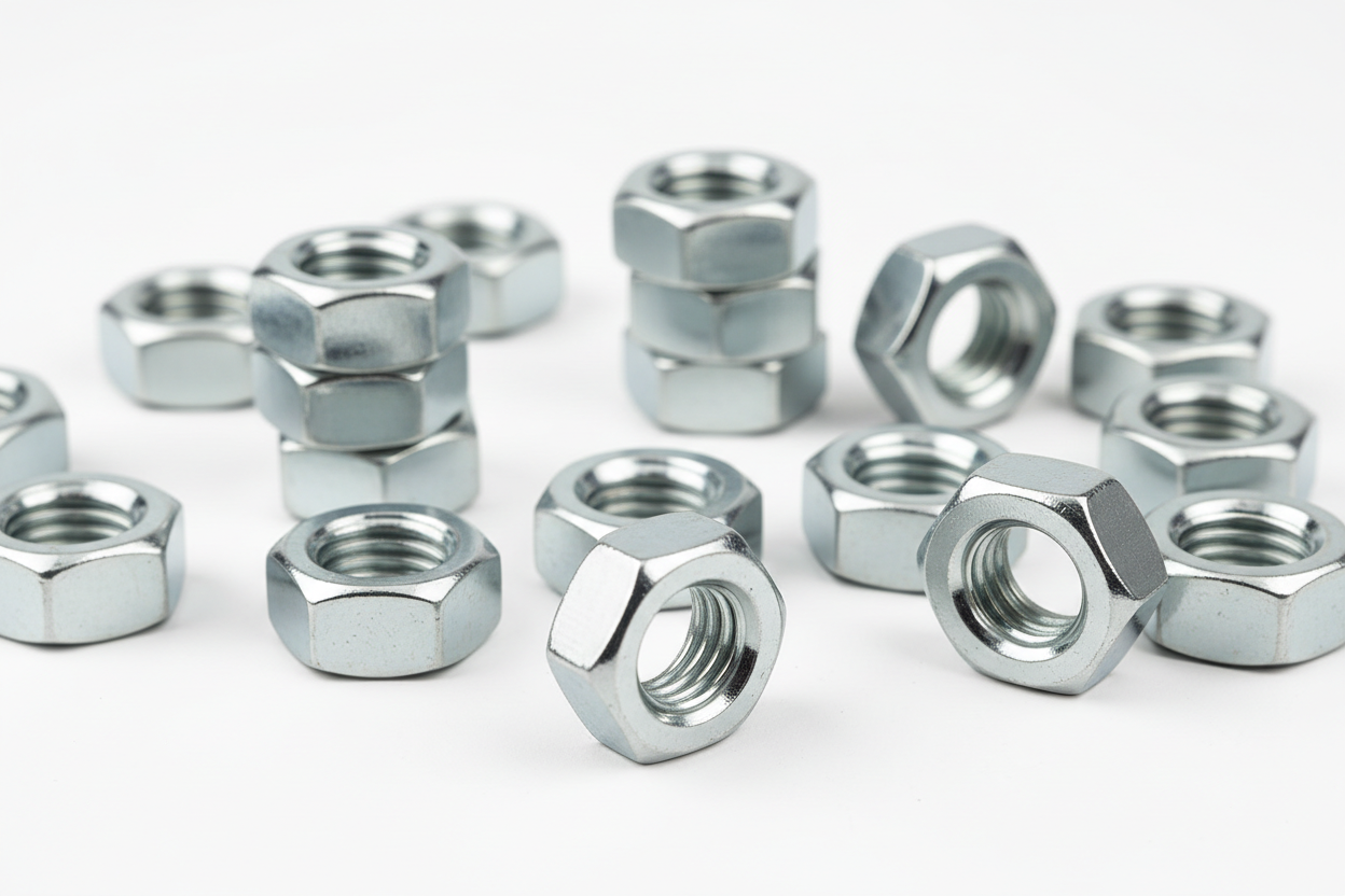 (HN0440) 4-40 HEX NUTS PLATED - 100 pcs/pkg – Micro Fasteners