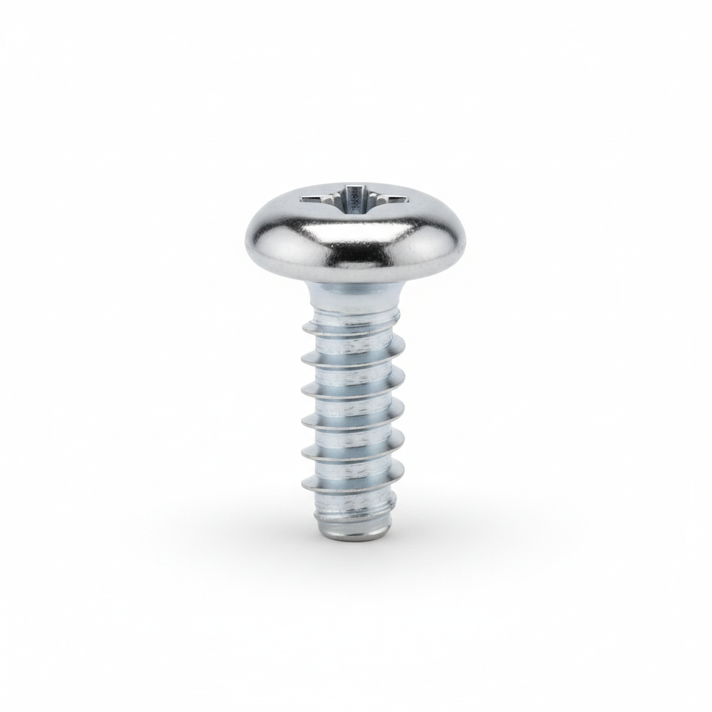 (LPP0616) PHILLIPS PLATED PAN HEAD TRI-LOBE THREAD ROLLING SCREW #6 X ...
